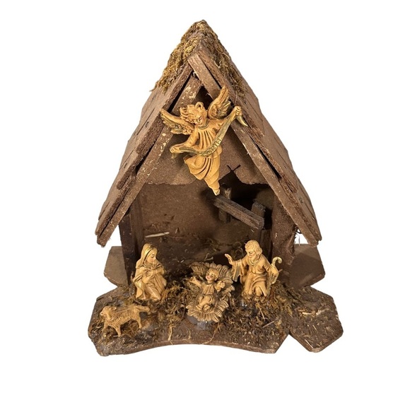 M Made In Italy | Holiday | Vintage Nativity Set Scene Creche Made In ...